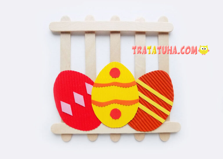 Popsicle Stick Easter Craft Idea