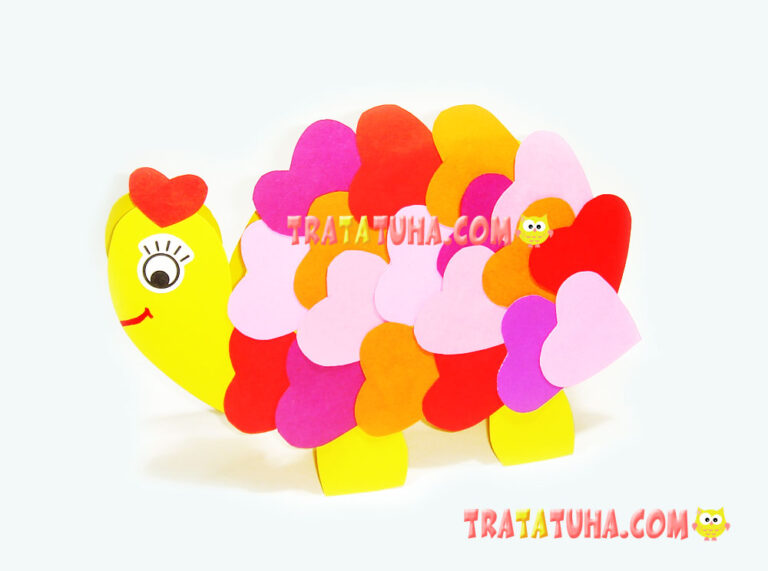 Turtle Valentine Card Craft For Kids