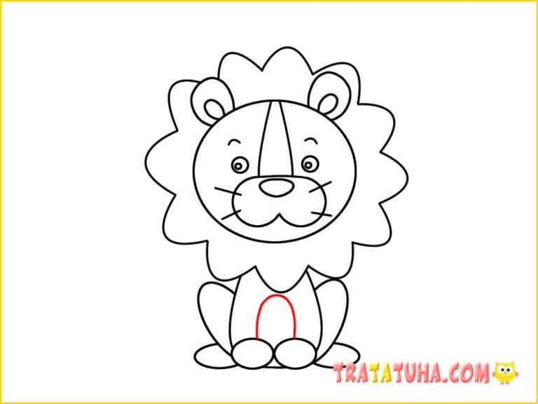 How to Draw a Lion — 6 Step by Step Lessons for Kids