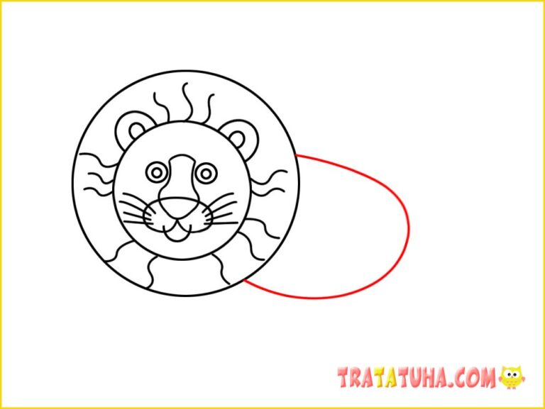 How to Draw a Lion — 6 Step by Step Lessons for Kids