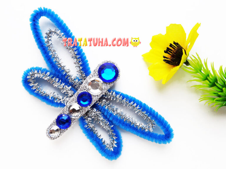 Pipe Cleaner Dragonfly Craft