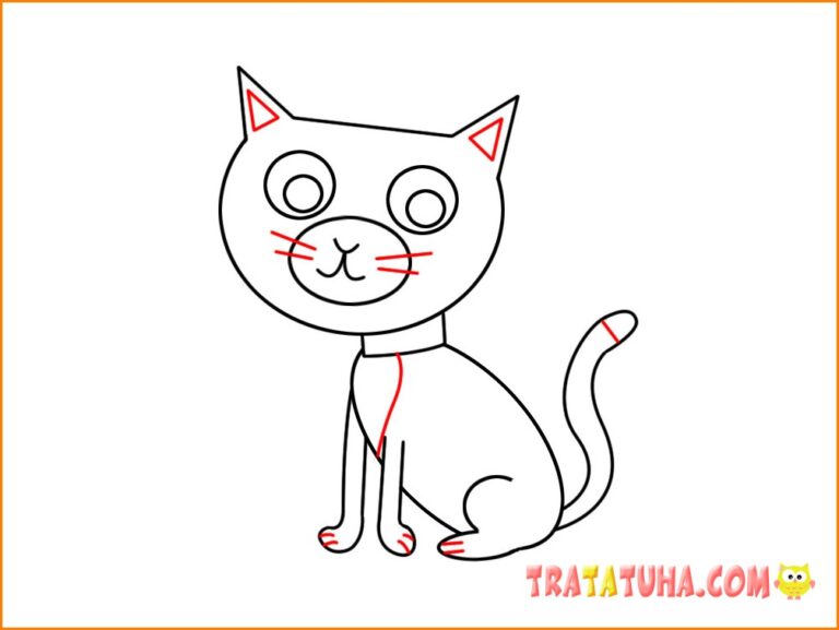How to Draw a Cat — 10 Easy Ways for Kids Step by Step